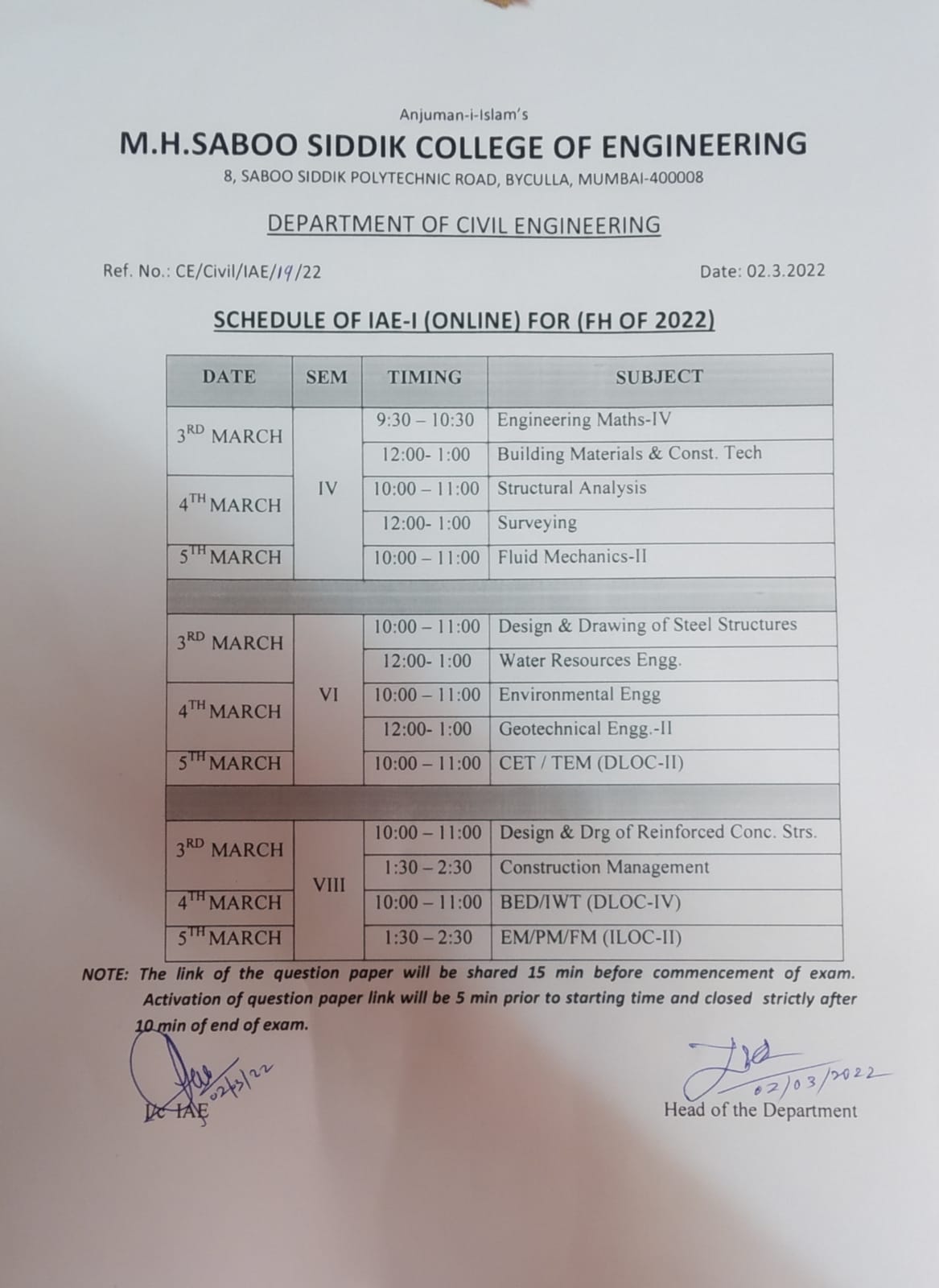 M.H. Saboo Siddik College Of Engineering